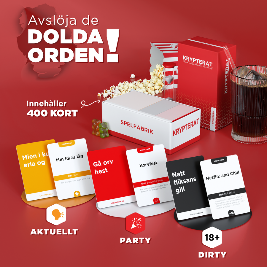 Krypterat | Svensk Utgåva | 400 Kort – Spelfabrik.se