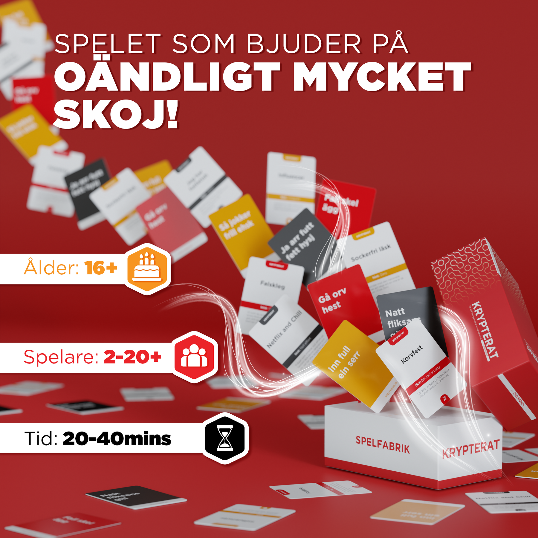 Krypterat | Svensk Utgåva | 400 Kort – Spelfabrik.se
