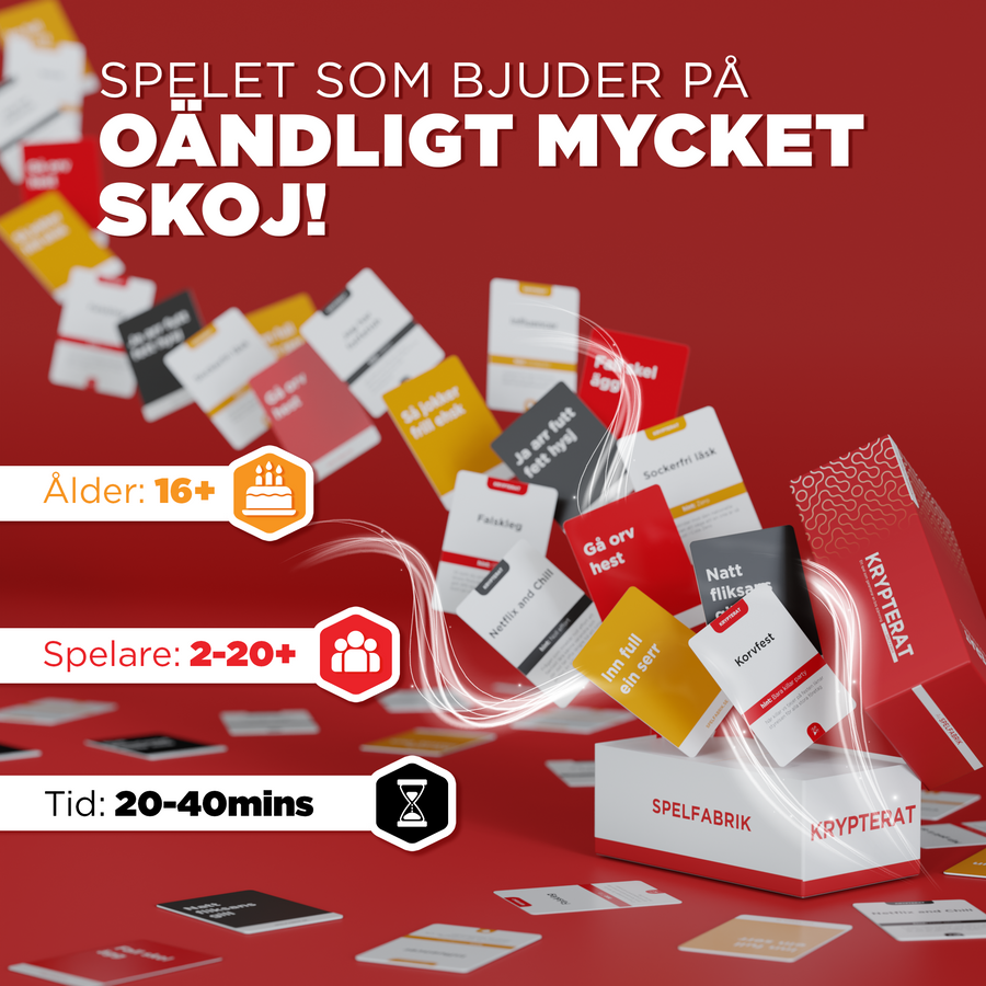 Krypterat | Svensk Utgåva | 400 Kort – Spelfabrik.se